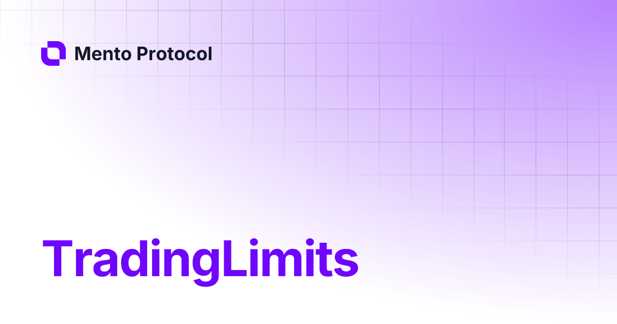 TradingLimits | Mento Protocol